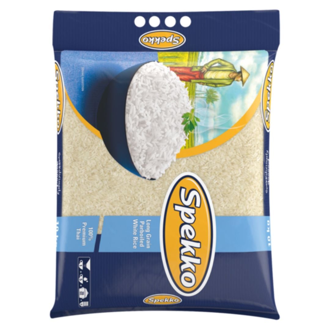 Spekko Long Grain Parboiled White Rice 100% Premium Thai 10kg – Superb ...