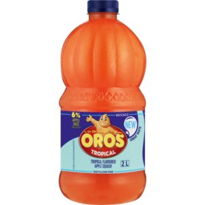 Brookes Oros Concentrated Squash Tropical Flavour 2lt – Superb Hyper