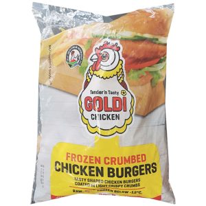 Goldi Chicken Crumbed Burgers 1x960g – Superb Hyper