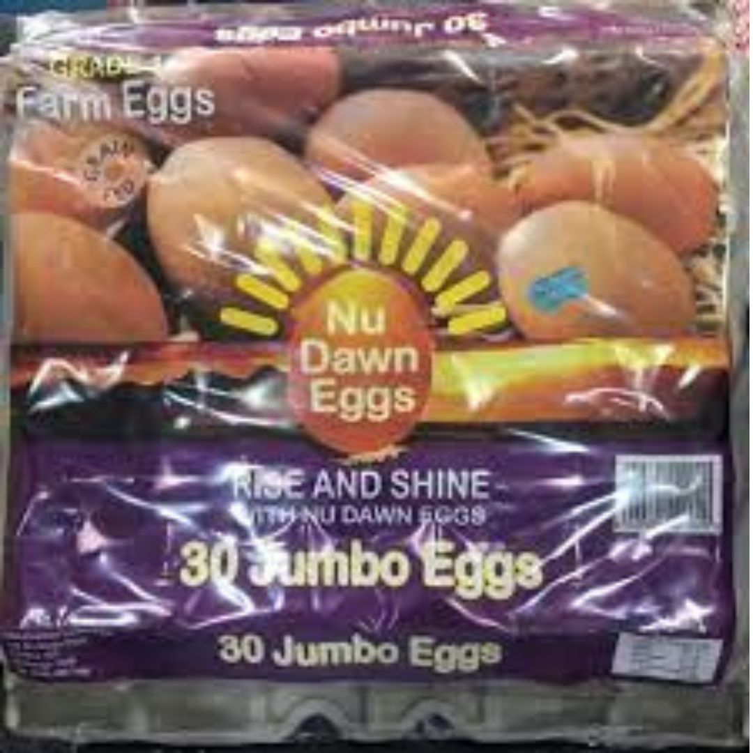 Nu Dawn Eggs Jumbo 2.5 Dozen 30s - Superb Hyper