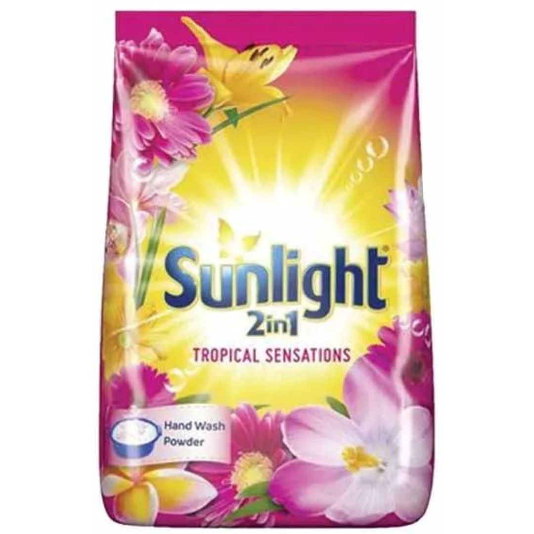 Sunlight 2-in-1 Tropical Sensations Hand Washing Powder 1kg - Superb Hyper