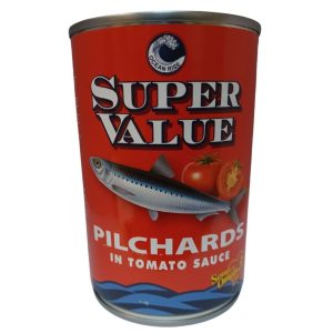 Super Value Pilchards In Tomato Sauce 400gr - Superb Hyper
