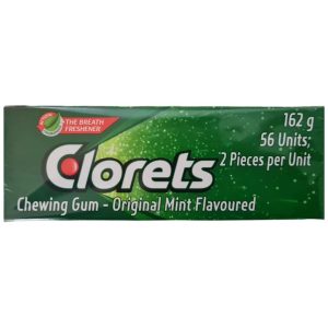 Clorets Chewing Gum Original Mint Flavoured 2 Piece 56s – Superb Hyper
