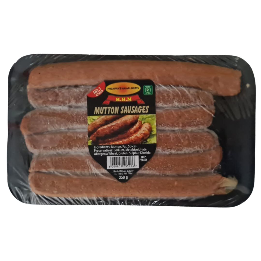 Huzaifah's Mutton Sausages 350gr - Superb Hyper