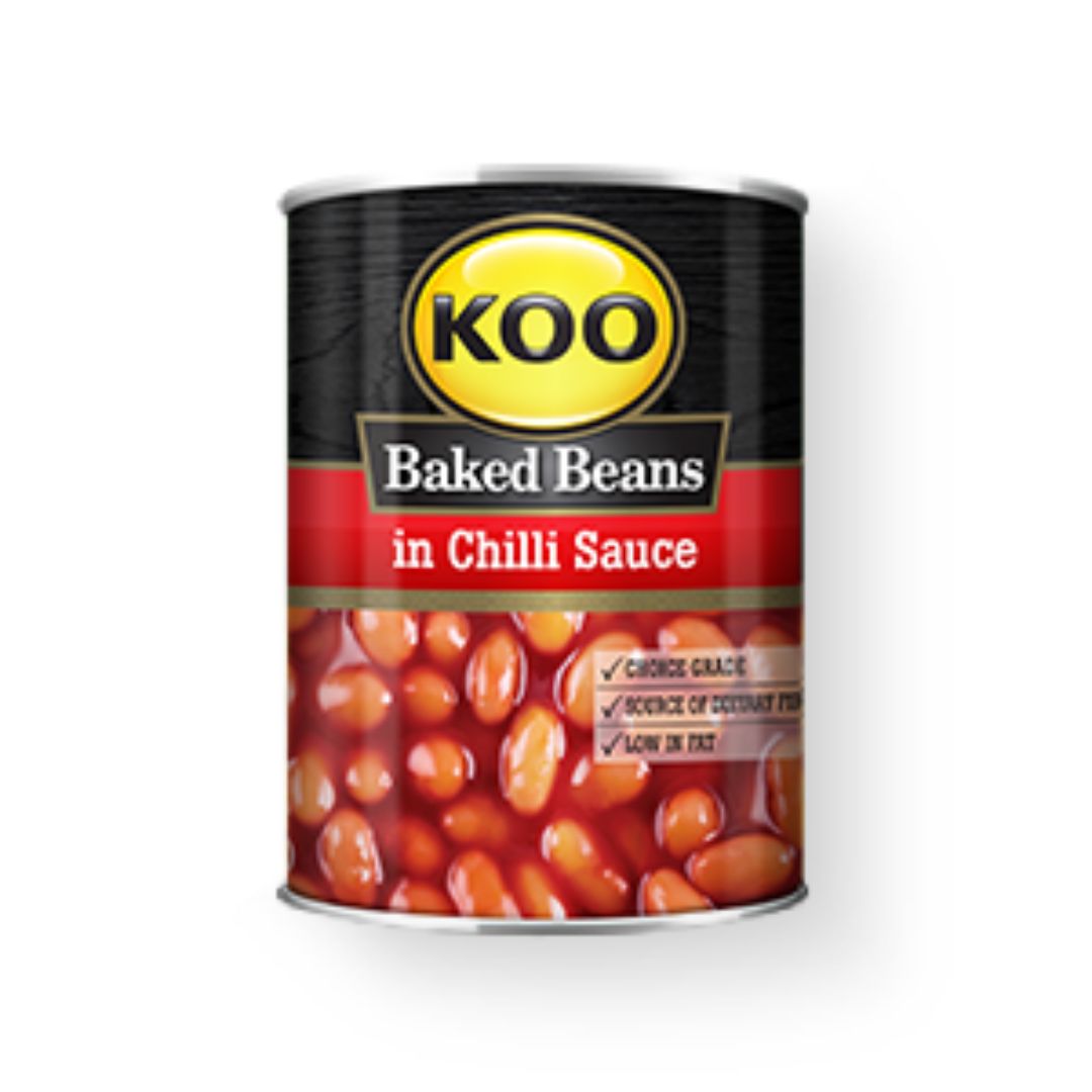 Koo Baked Beans In Chilli Sauce 410gr – Superb Hyper