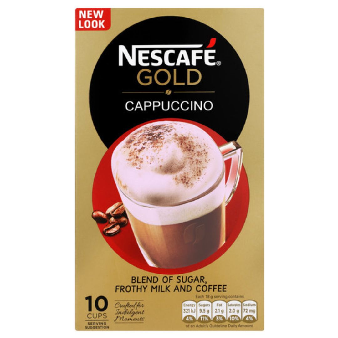 Nescafe Gold Cappuccino Original 10’s – Superb Hyper