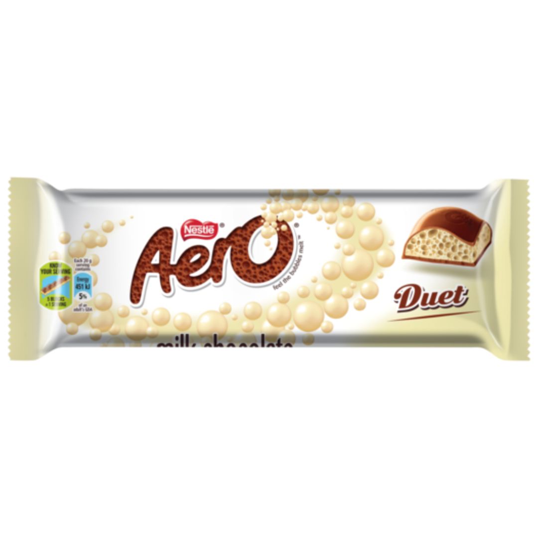 Nestle Aero Duet Milk Chocolate Bar 40gr - Superb Hyper