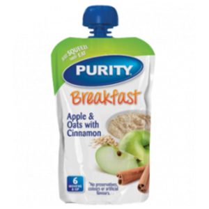 Purity Pouch Apple And Oats With Cinnamon 110ml – Superb Hyper