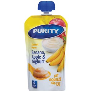 Purity Pouch Banana, Apple And Yoghurt 110ml – Superb Hyper