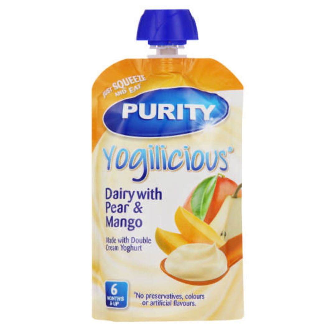 Purity Pouch Dairy With Pear And Mango 110ml – Superb Hyper