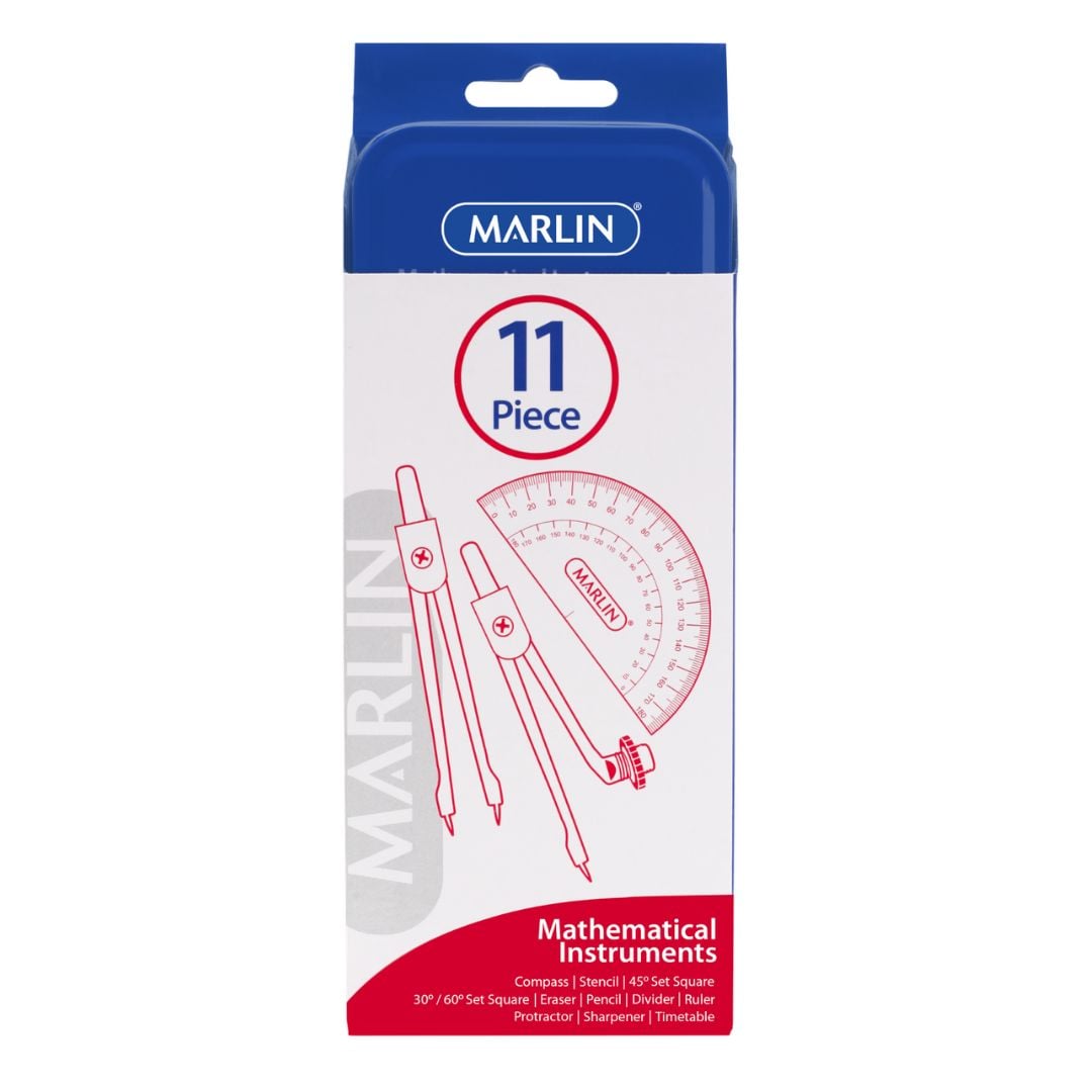 Marlin Mathematical Instruments 11 Piece - Superb Hyper
