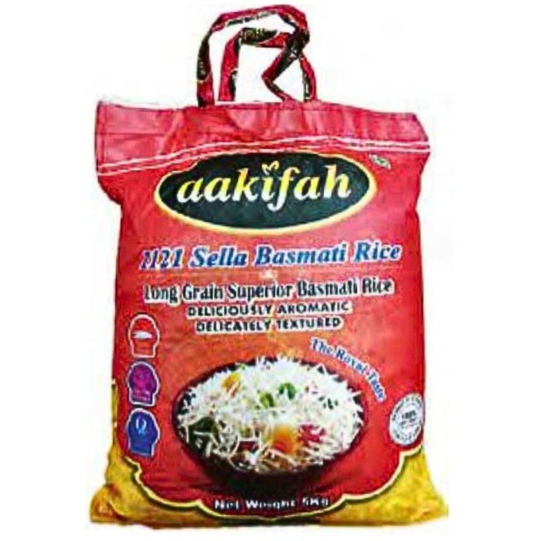 Aakifah Sella Long Grain Superior Basmati Rice 5kg – Superb Hyper