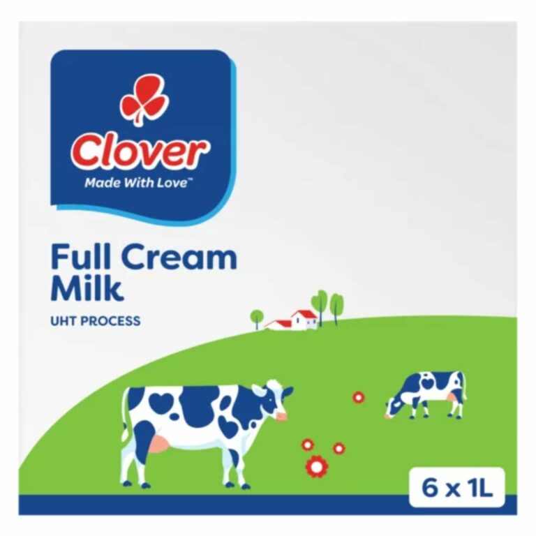 Clover Full Cream Long Life UHT Process Milk 6x1lt – Superb Hyper