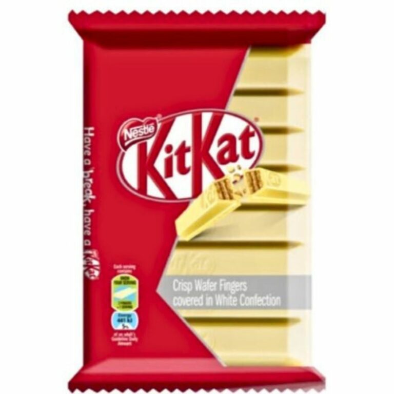 Nestle Kit Kat 8 Finger Crisp Wafer Covered In White Confection 85gr ...