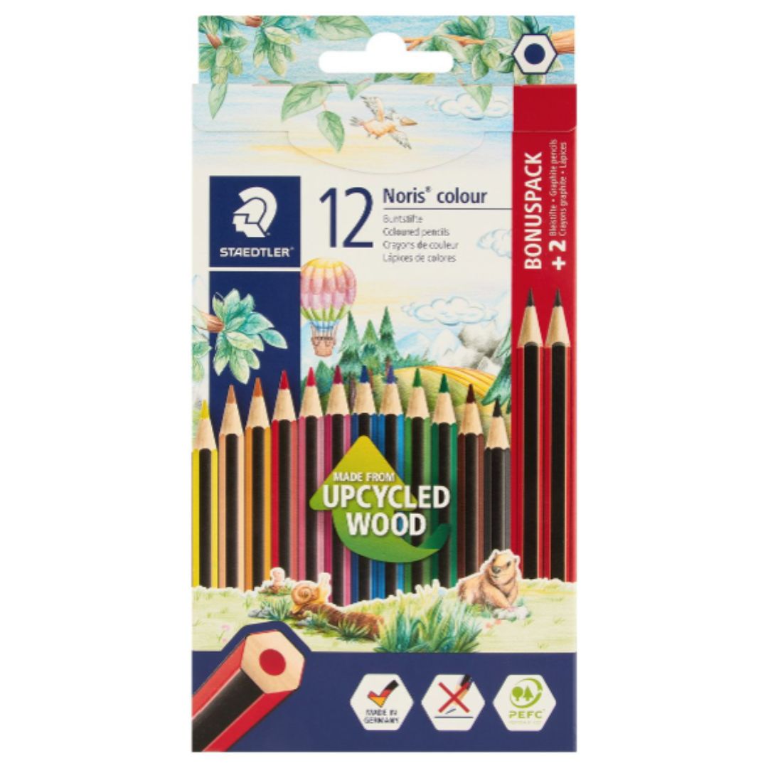 Staedtler Colour Pencils Bonus Pack 12s – Superb Hyper