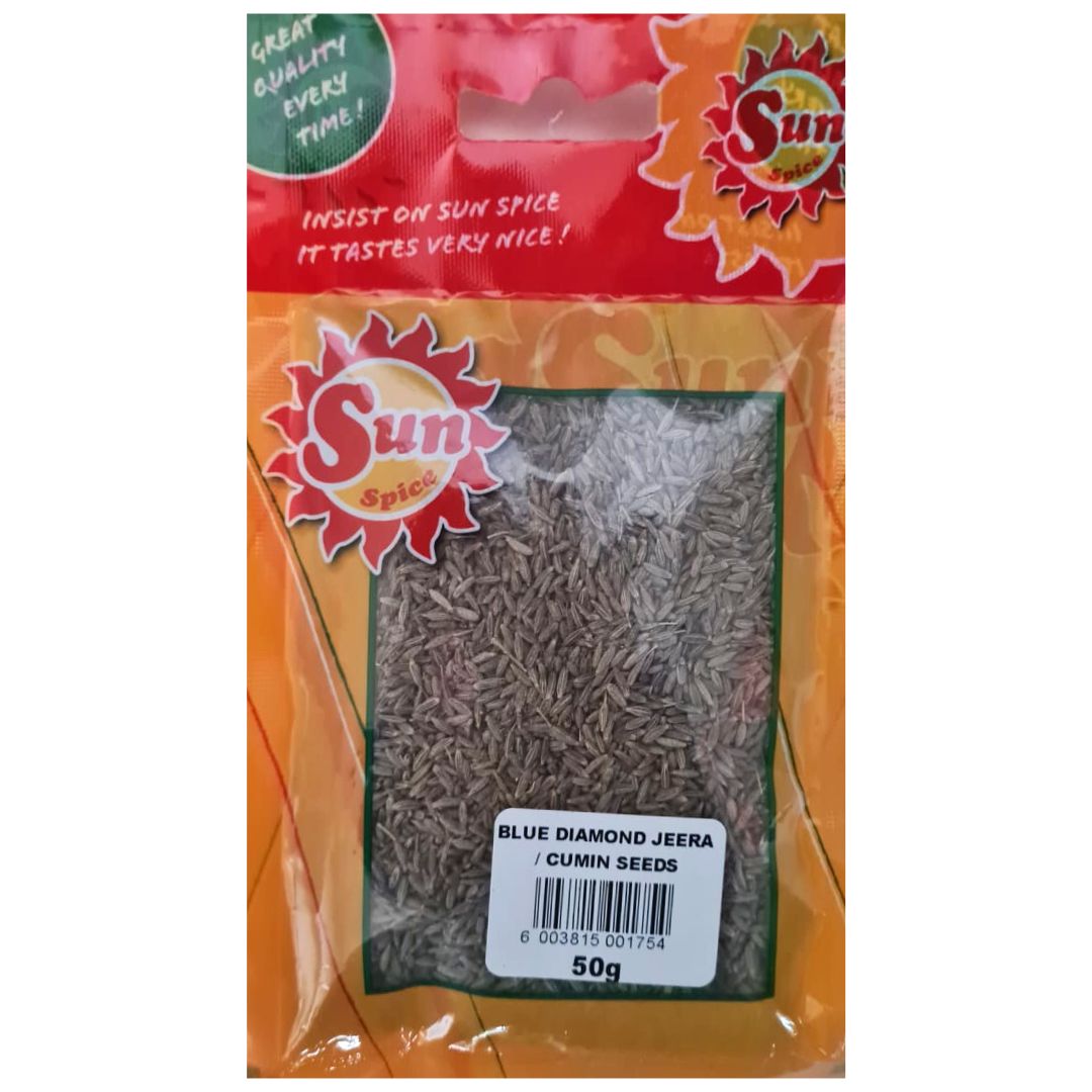 Sun Spice Blue Diamond Jeera Cumin Seeds 50gr - Superb Hyper