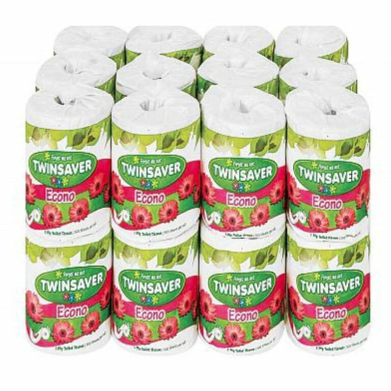 Twinsaver Toilet Roll Econo 500 Sheets 1Ply 24s – Superb Hyper
