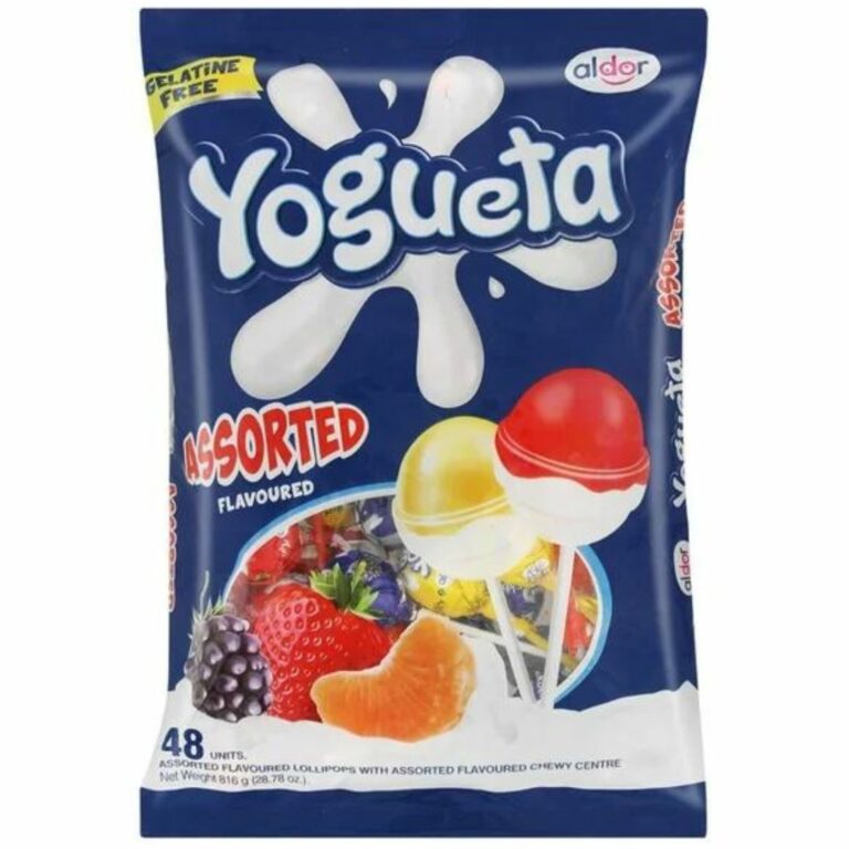 Yogueta Assorted Flavoured Lollies 48s – Superb Hyper