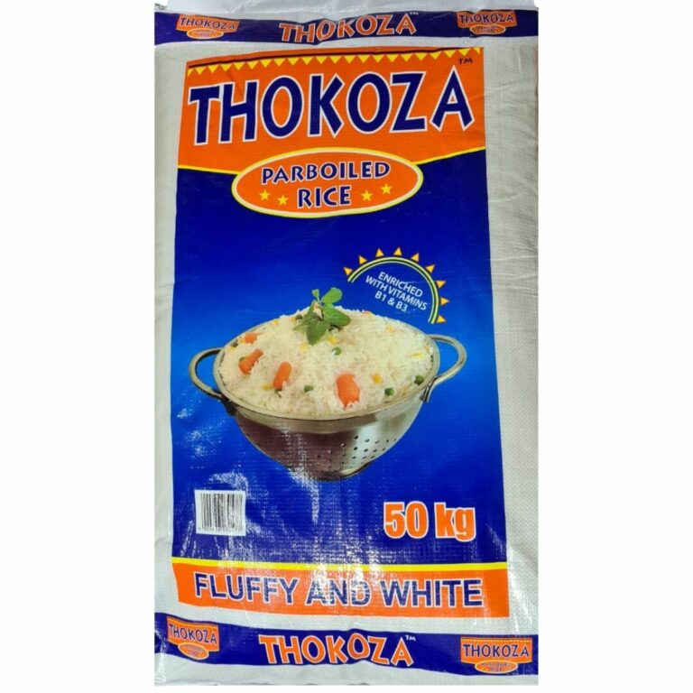 Thokoza Parboiled Rice 50kg – Superb Hyper