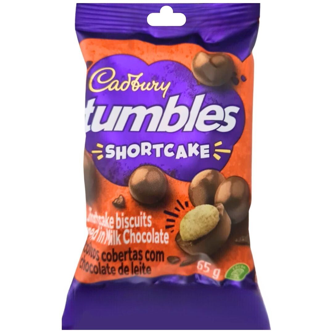Cadbury Tumbles Shortcake Biscuit Wrapped In Milk Chocolate 65gr ...