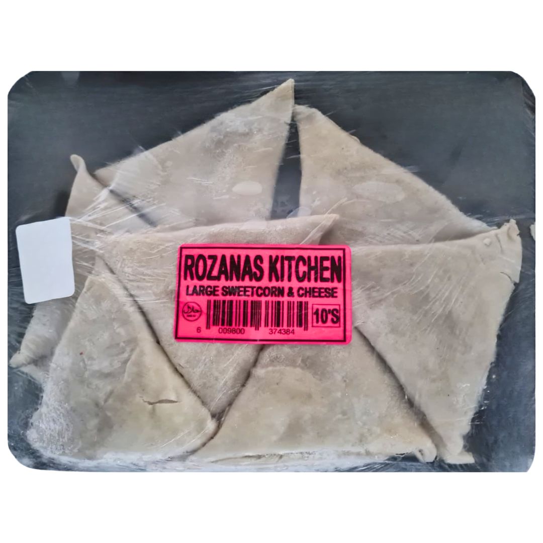 Rozana Large Sweetcorn And Cheese Samoosas 10s – Superb Hyper