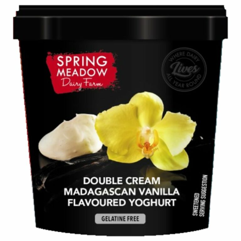 Spring Meadow Double Cream Madagascan Vanilla Flavoured Yoghurt 1kg ...