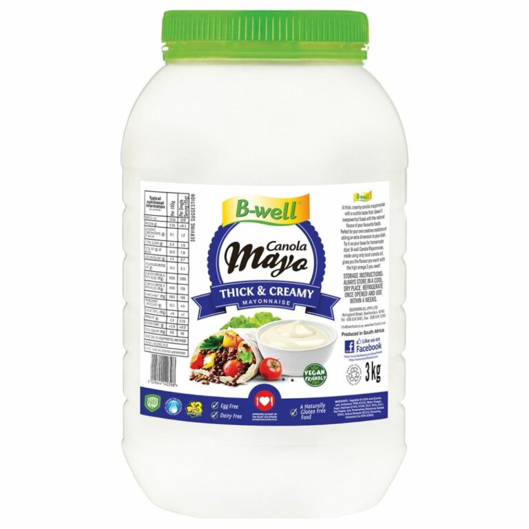 B-Well Canola Mayo Thick & Creamy Mayonnaise 3kg – Superb Hyper