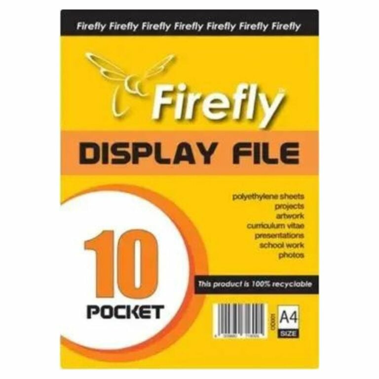Firefly A4 Display File 10 Pocket – Superb Hyper