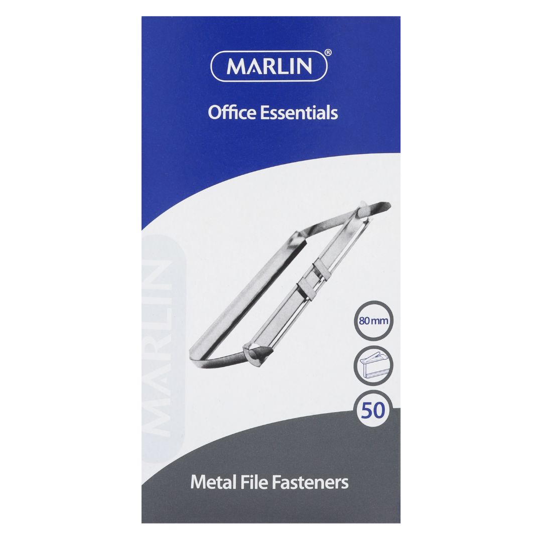 Marlin Office Essentials Metal File Fasteners 50s - Superb Hyper