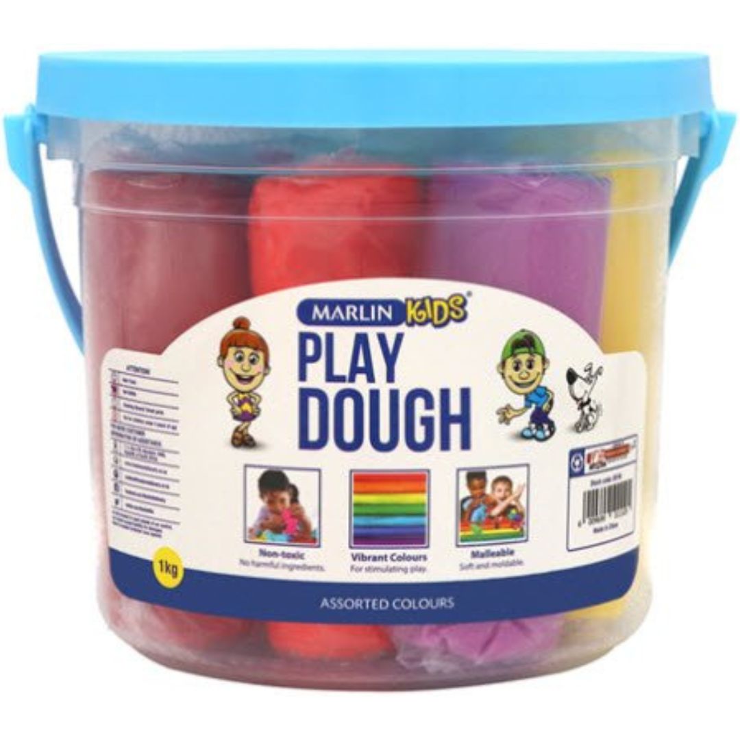 Marlin Kids Play Dough 5 Colours 500gr - Superb Hyper