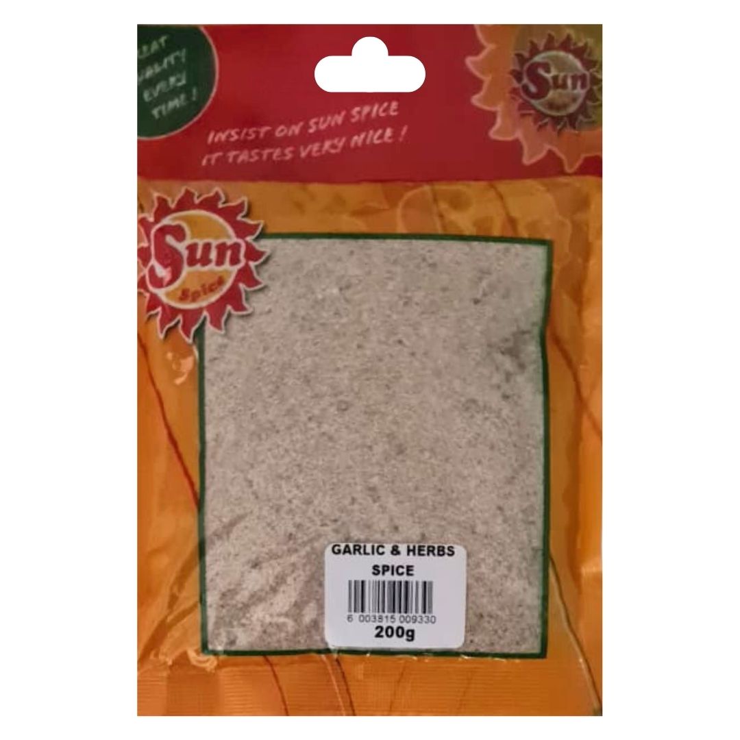 Sun Spice Garlic And Herbs Spice 200gr - Superb Hyper