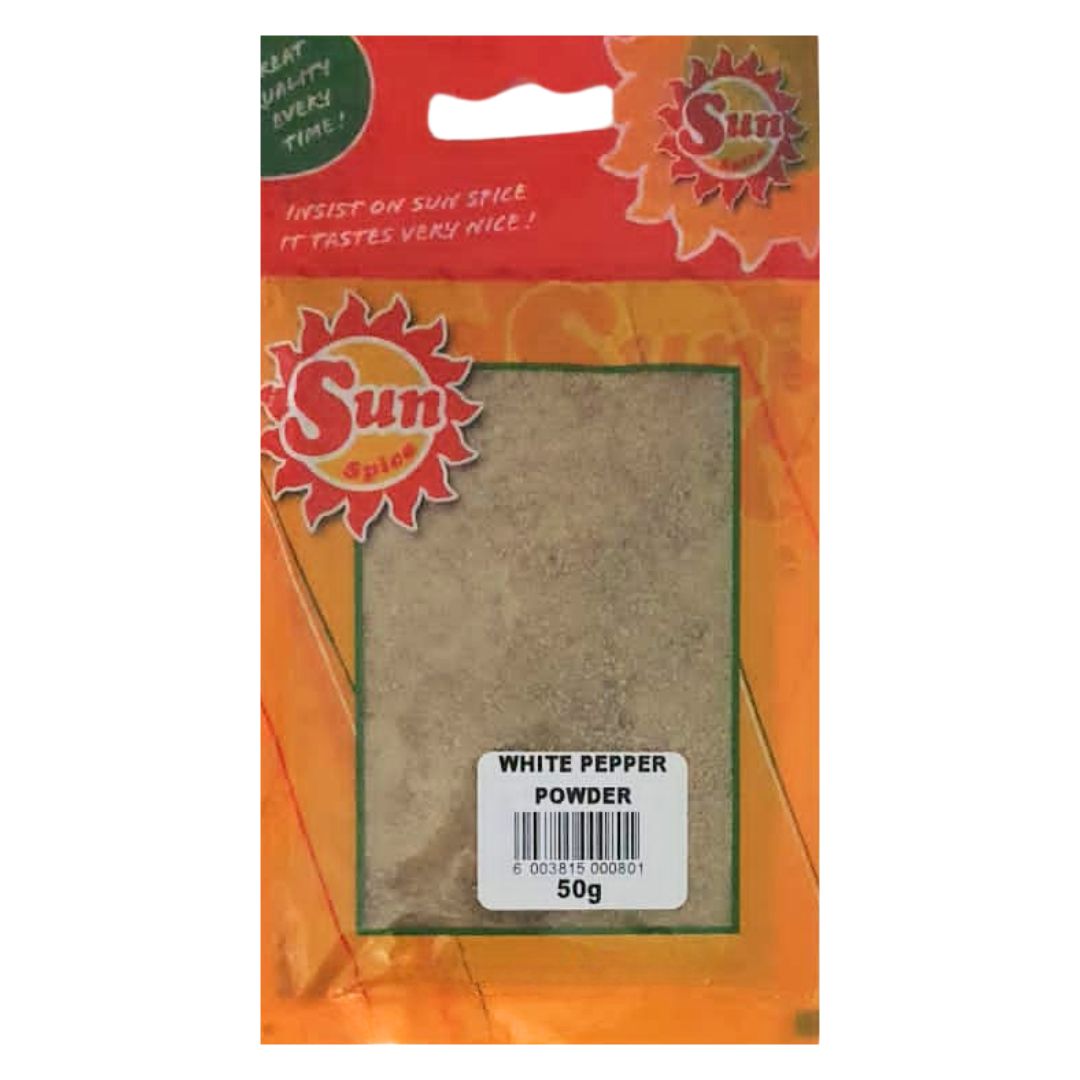 Sun Spice White Pepper Powder 50gr - Superb Hyper