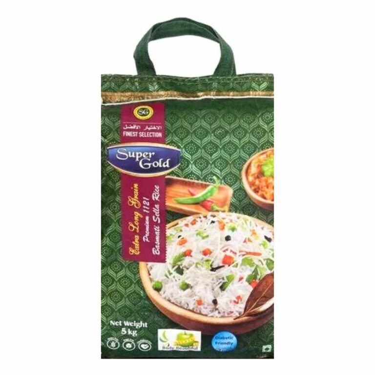 Super Gold Basmati Sella Rice 5kg – Superb Hyper