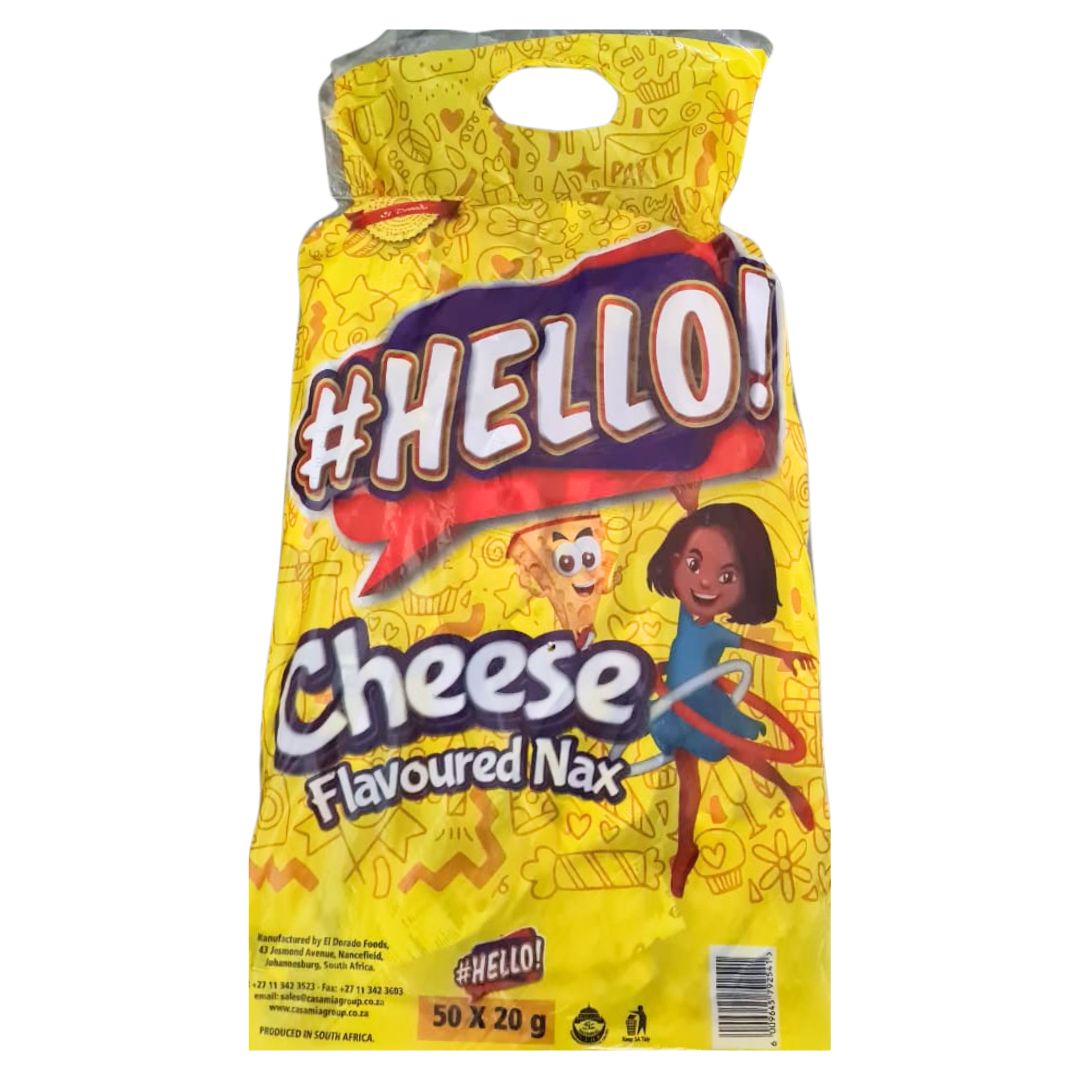 #Hello Cheese Flavoured Nax 50x20g – Superb Hyper