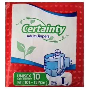 Certainty Adult Diapers Large 10s - Superb Hyper