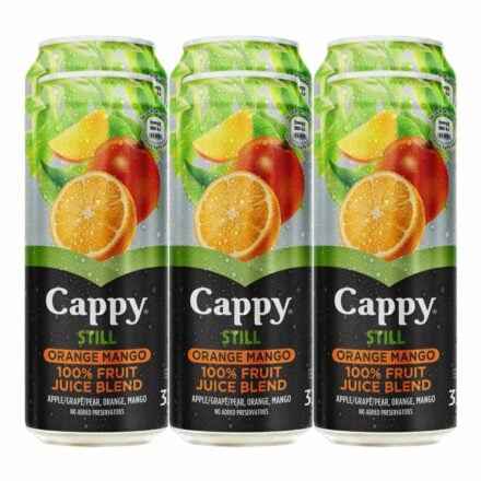 Cappy Still Orange Mango 100% Fruit Juice Blend 6x330ml – Superb Hyper