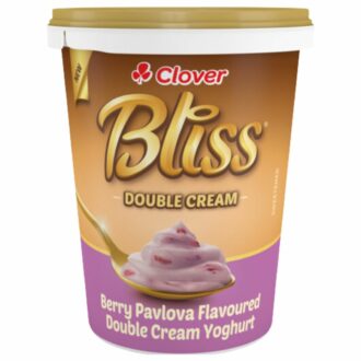 Clover Bliss Double Cream Berry Pavlova Flavoured Yoghurt 500gr ...