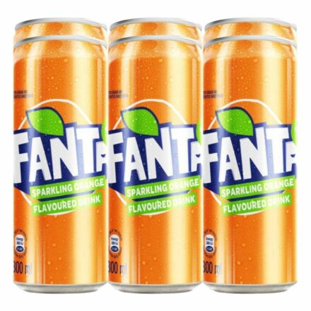 Fanta Orange Soft Drink Can 6x300ml – Superb Hyper