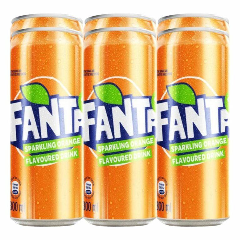 Fanta Orange Soft Drink Can 6x300ml – Superb Hyper