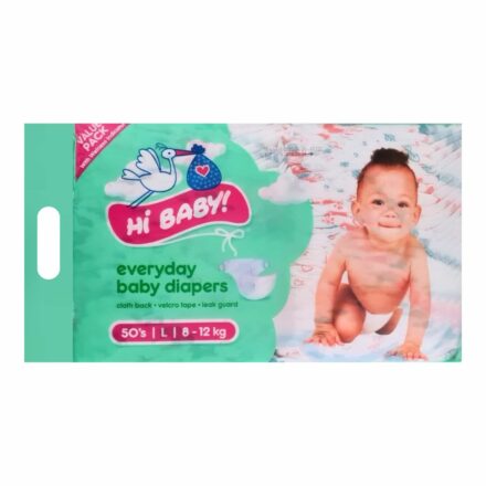Hi Baby Everyday Baby Diapers Large 8-12kg 50s – Superb Hyper