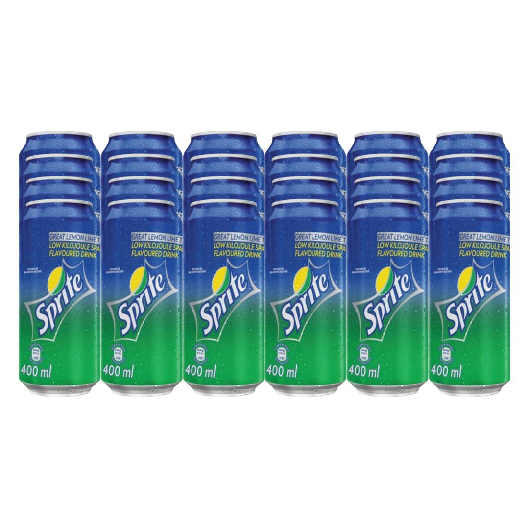 Sprite Soft Drink Can 24x400ml – Superb Hyper