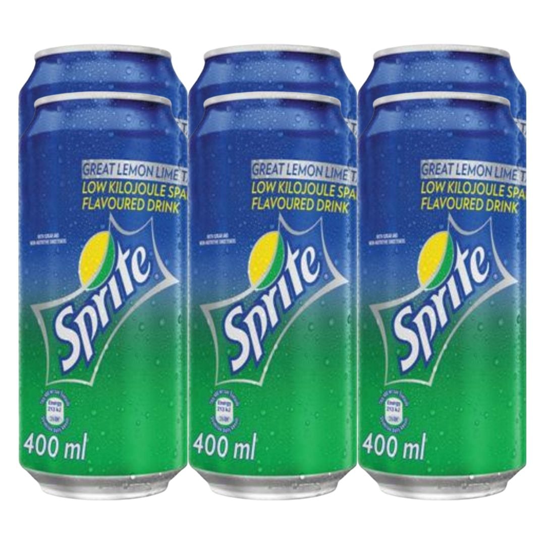 Sprite Soft Drink Can 6x400ml – Superb Hyper