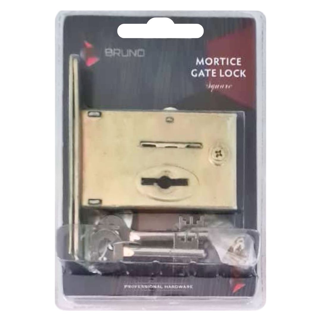 Bruno Mortice Gate Lock Square GL1 - Superb Hyper